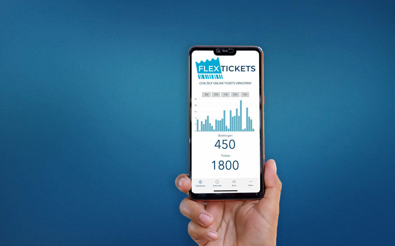Online tickets verkopen? Gratis ticketshop - Flextickets